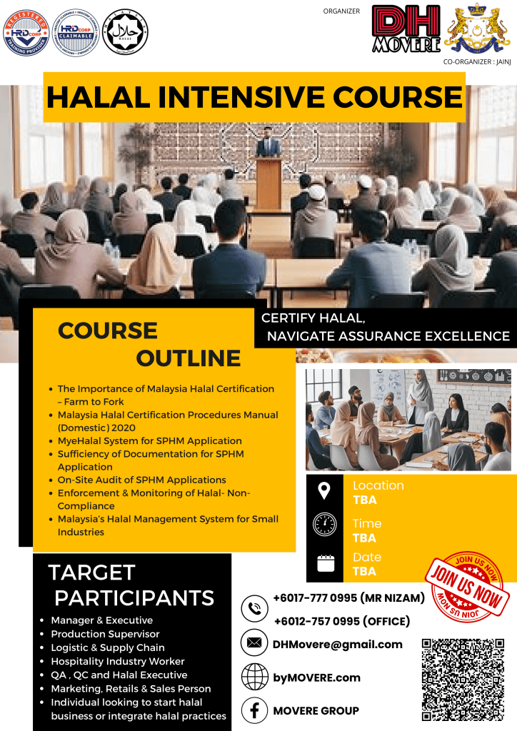 HALAL COMPETENCY COURSES - MOVERE GROUP